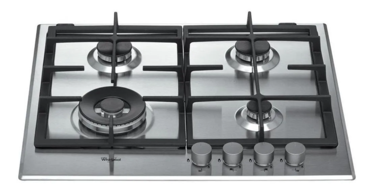 ANAFE A GAS 4 HORNALLAS WHIRLPOOL INOX – Bienestar Confort